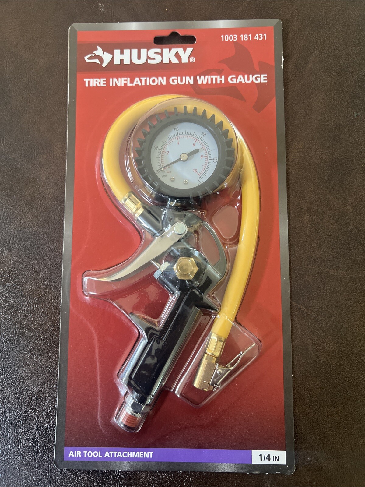 Husky Tire Inflation Gun With Gauge 1/4in 10PSI-150PSI - New | eBay