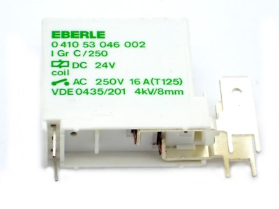 1x Relais EBERLE 041053046002 24V-, 250V~/16A, 1x Öffner (Printmontage ...