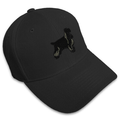 Baseball Cap Black Cocker Spaniel Embroidery Dad Hats for Men & Women 1 ...