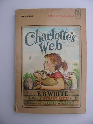 Charlotte's Web E. B. White 1973 Paperback Book Illustrated by Garth ...