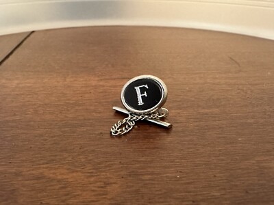 Initial F Tie Tack vintage Monogram Tie Pin | eBay
