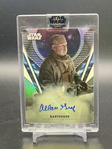 2023 Star Wars Signature Series A-AG Allan Graf as Bartender Authentic ...