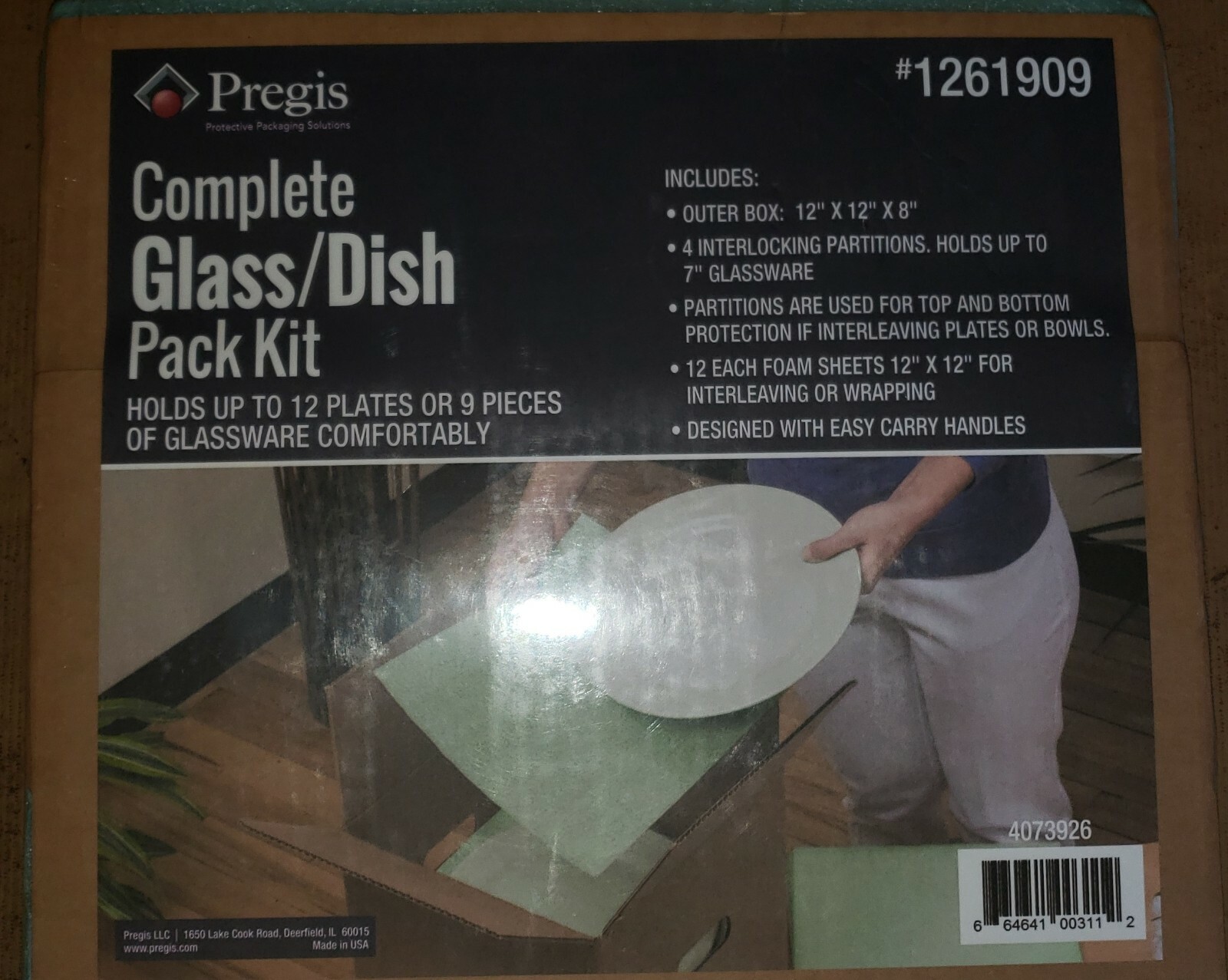 (2) Dish & Glass Pack Partition Kit Moving Boxes Partitions Divider Box ...