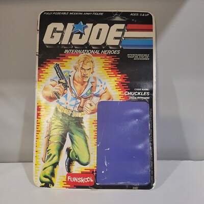 Very Rare 1990 GI Joe Funskool Chuckles Full Card. Version 1 Rare | eBay