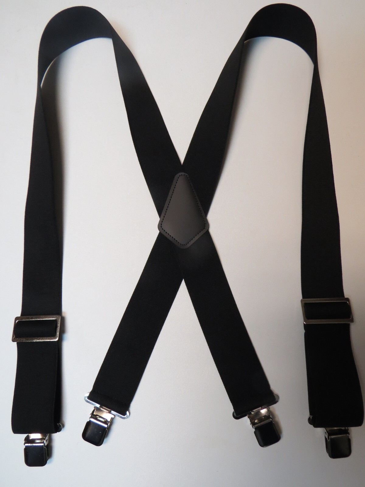 Men's Suspenders - X Style, Heavy Duty Material, Industrial Clip, USA ...