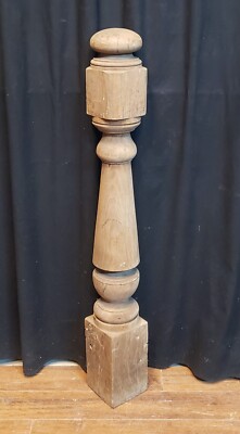 Newly Stripped Solid Walnut Newel Post 47 1/4" x 7" GA9684 | eBay