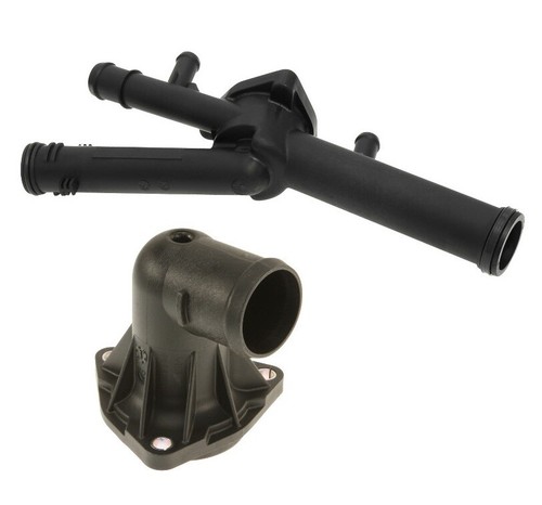 Genuine OEM Coolant Thermostat Housing & Cover Kit For Audi Q7 VW CC ...