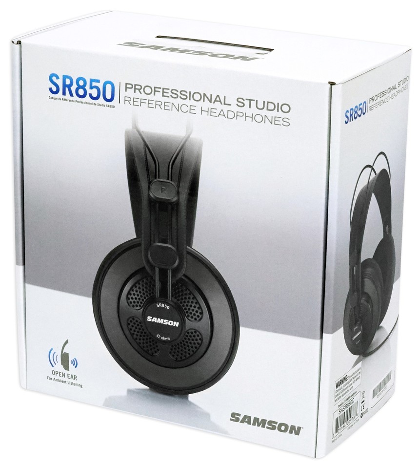 Samson SR850 Professional Semi-open Studio Reference Monitoring ...