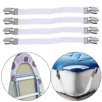 Ironing Board Cover Fasteners Band Straps Clips Bed Sheet Fasteners for ...