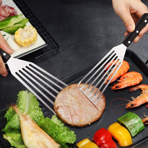 Fried Fish Spatula Stainless Steak Frying Portable Cooking | eBay