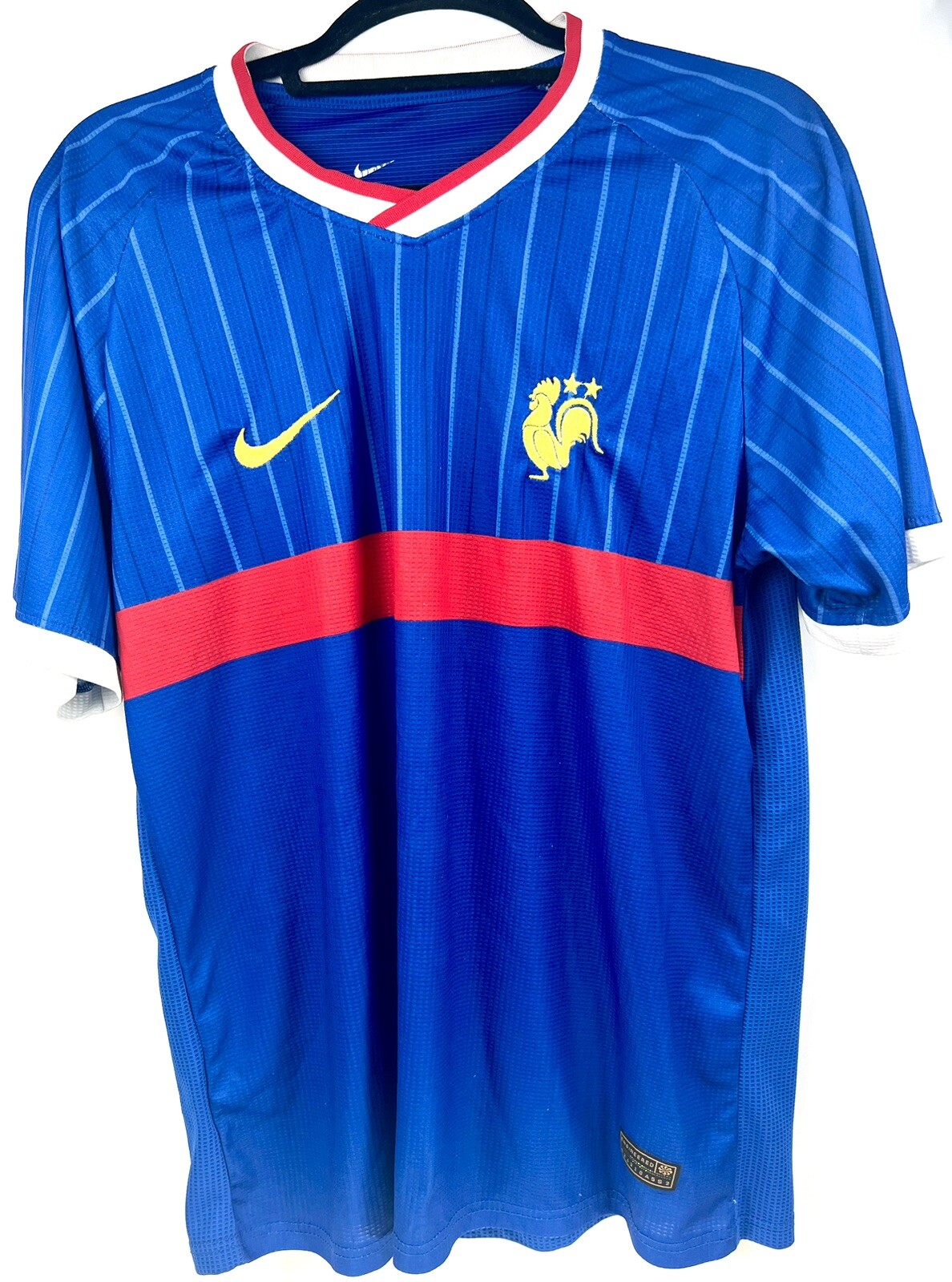 France National Team Home Dri Fit Jersey XL Soccer Football Jersey | eBay