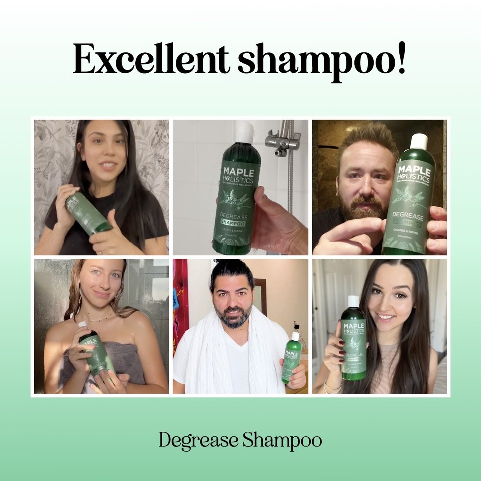 Degrease Shampoo for Oily Hair Care - Clarifying Shampoo for Oily Hair ...