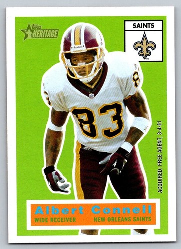 2001 Topps Heritage #83 Albert Connell New Orleans Saints | eBay