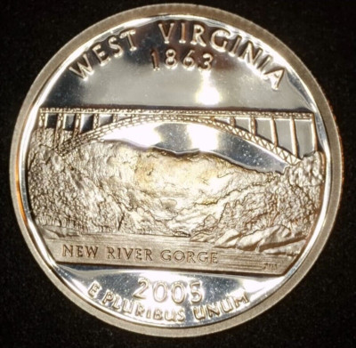 2005 S West Virginia Quarter Proof silver 25c Coin | eBay