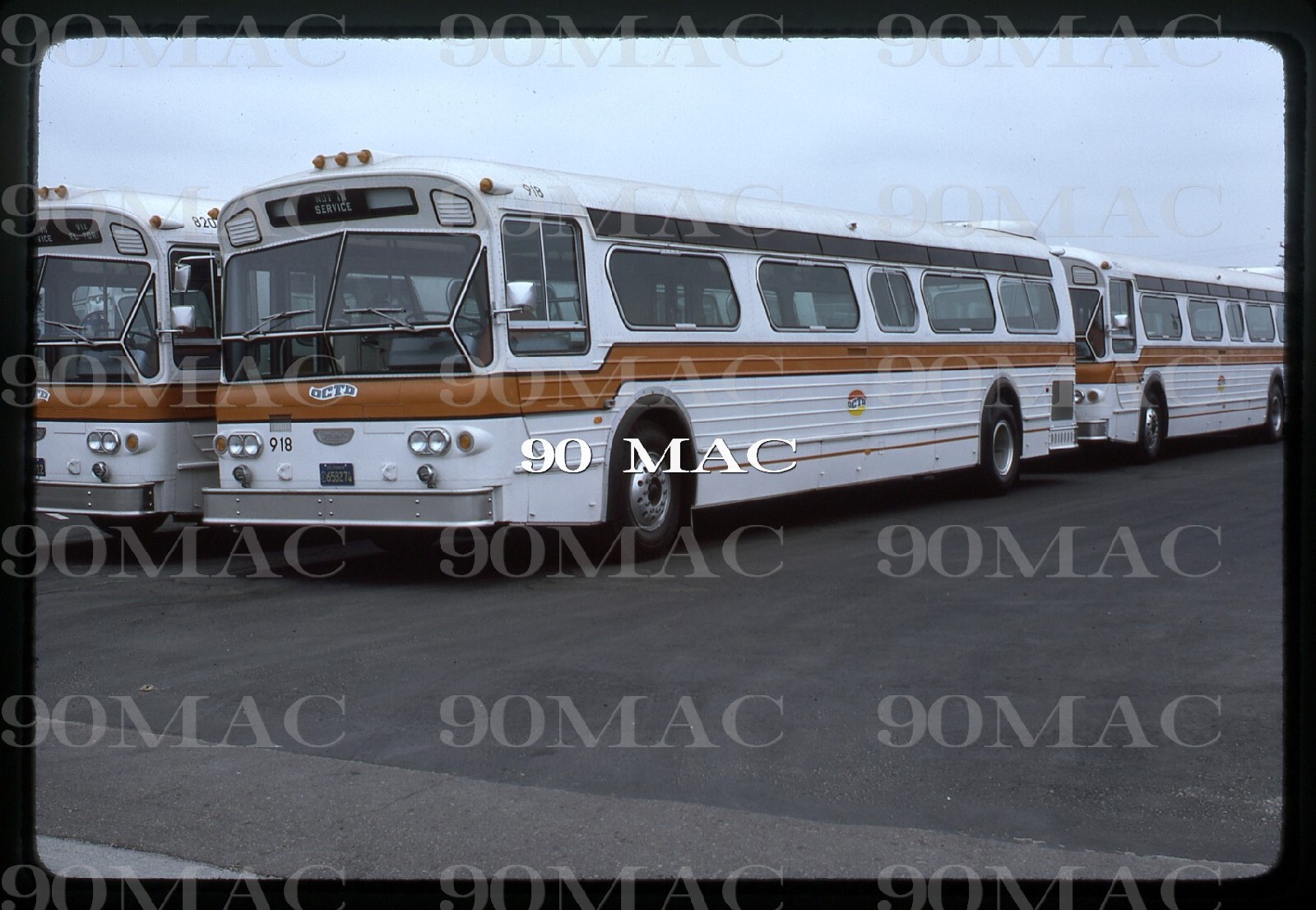 OC TRANSIT DISTRICT-OCTD Flxible Bus #918. Original Slide 1975. (A) | eBay