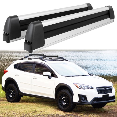 Snowboard Skis Top Roof Rack Carrier Cross Bars w/Lock System For ...