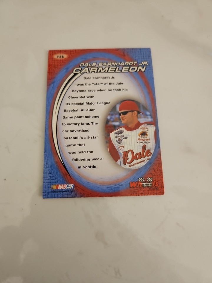 2002 Wheels High Gear AUTOGRAPH Carmeleon Dale Earnhardt Jr. #F46 First ...