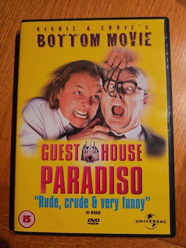 GUEST HOUSE PARADISO DVD RIK MAYALL ADE EDMONDSON BOTTOM MOVIE COMEDY ...