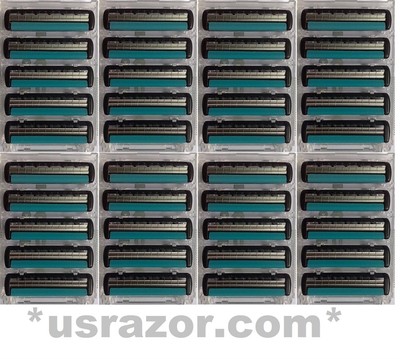 40 Schick FX Diamond Razor blades Refills Cartridges Fit Tracer ...