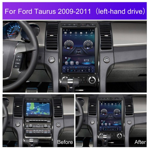 12.1" Android 13 Tesla Vertical Screen 4+64G GPS Radio for Ford Taurus ...