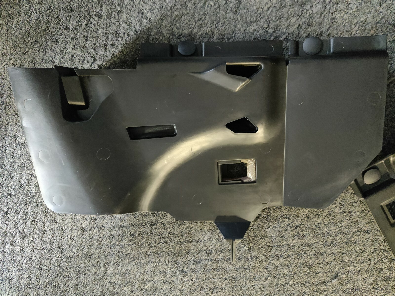 06-13 Corvette C6 Lower Dash Hush Panel Right Side Passenger BLACK USED ...