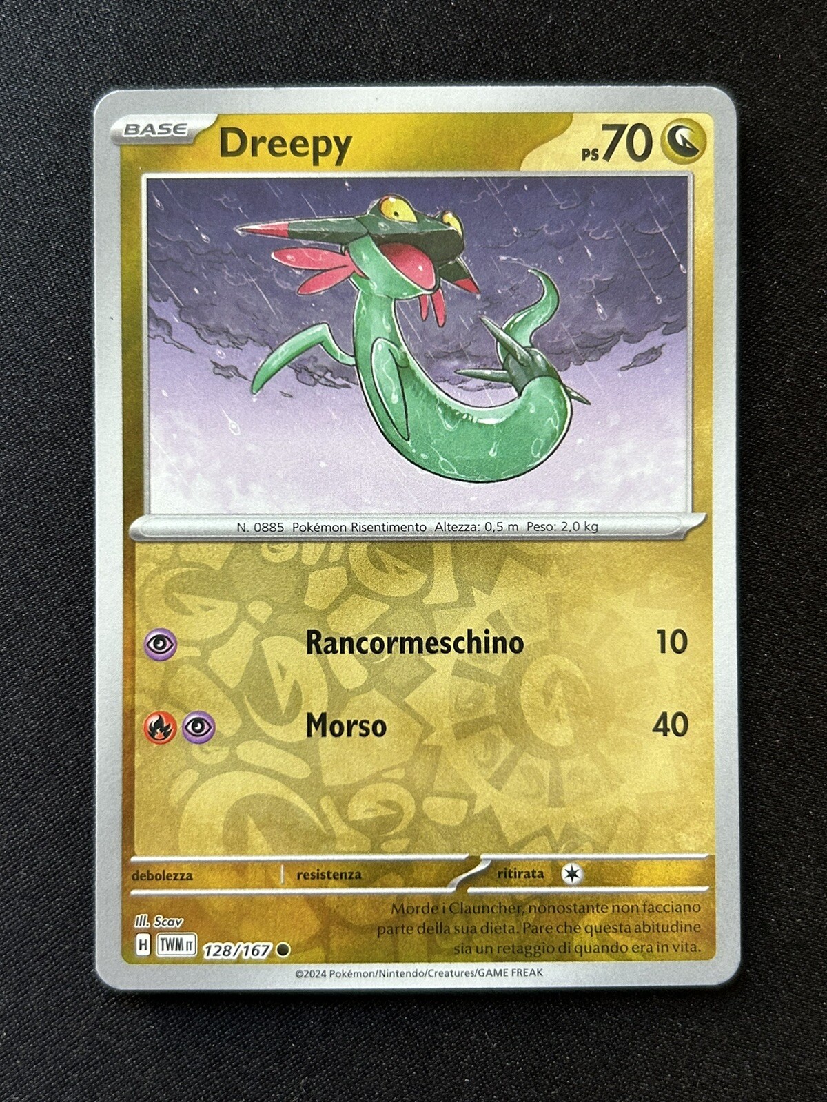 POKEMON - DREEPY - REVERSE HOLO - 128/167 - CREPUSCOLO MASCHERATO - ITA | eBay