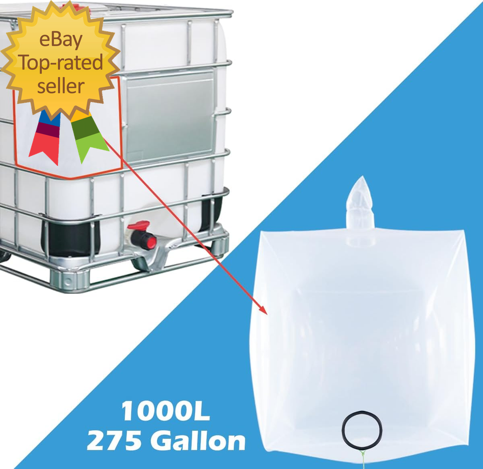 IBC Tote Cover Ibc Water Storage Tank Liner Bag for 275 Gallon 20C ...