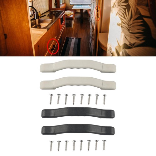 RV Door Handle Nylon Non Slip Grip Grab Handle for Camper Truck Cabinet ...