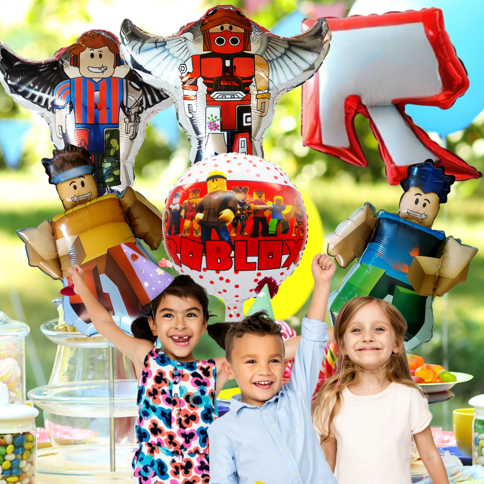 18pc Foil Latex BALLOON box Blox PARTY SUPPLIES BIRTHDAY DECORATION ...