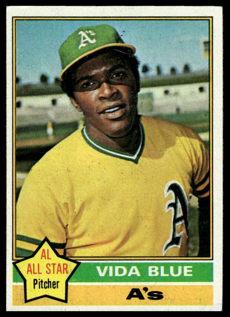 1976 Topps #140 Vida Blue Oakland Athletics Baseball Card | eBay