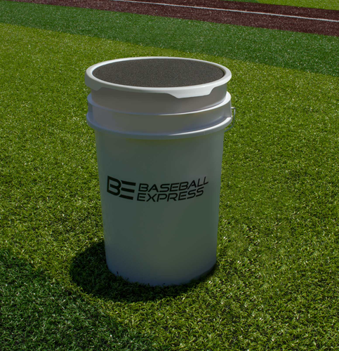 Baseball Express Empty Ball Bucket with Padded Lid | eBay