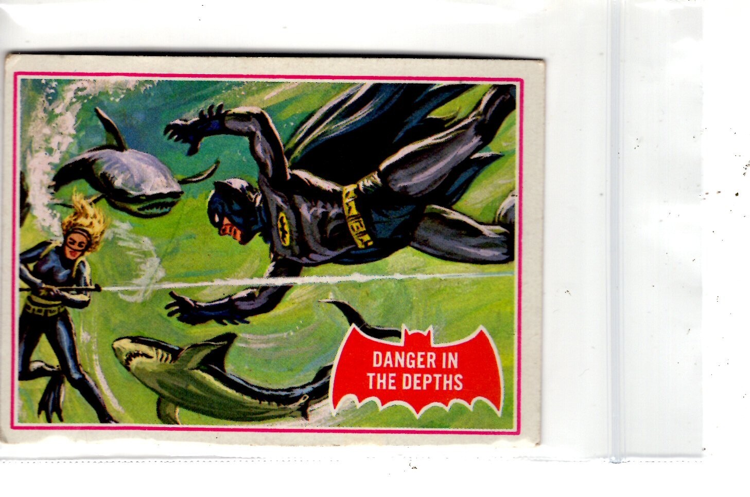 BATMAN RIDDLER PUZZLE BACKS COLLECTOR CARD 1966 TOPPS #14A NICE ...