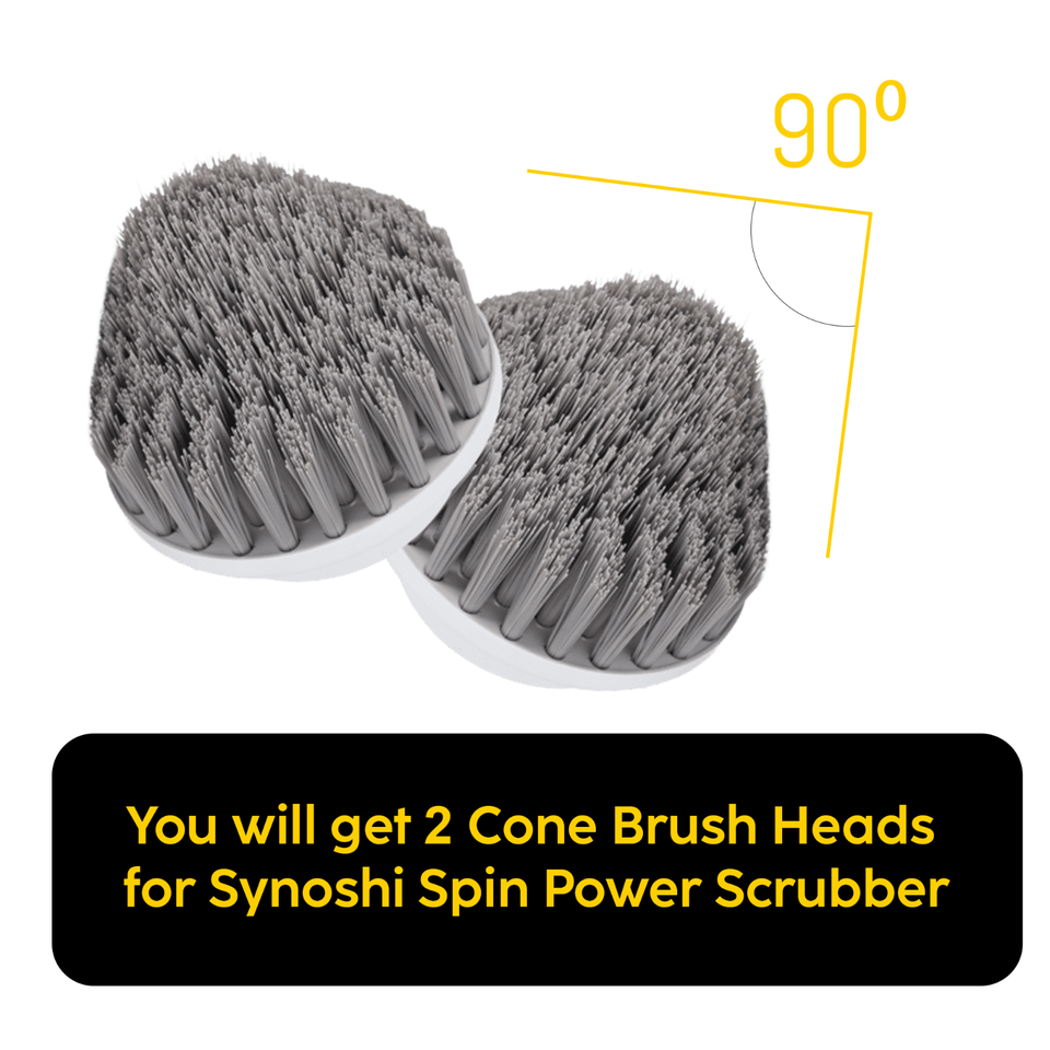 SYNOSHI® Electric Power Brush with 3 Cleaning Heads OR Extra ...