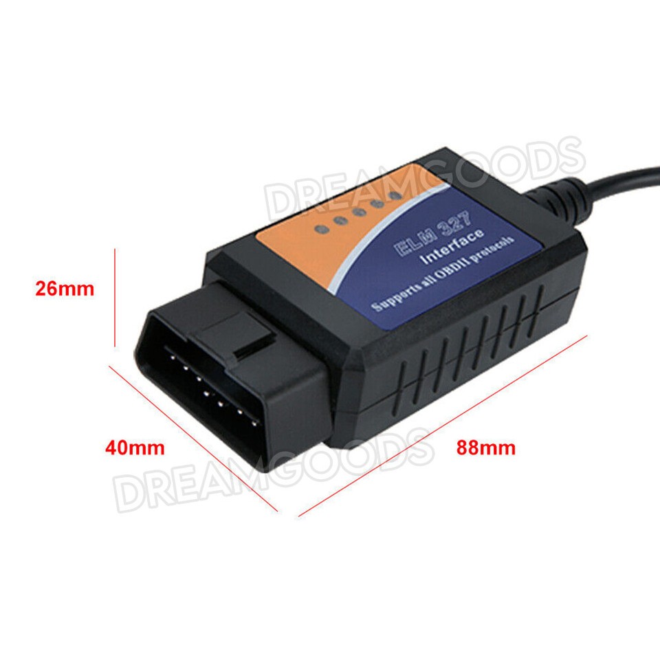 For Ford Forscan ELM327 USB Modified OBD2 Scanner MS-CAN HS-CAN Code ...
