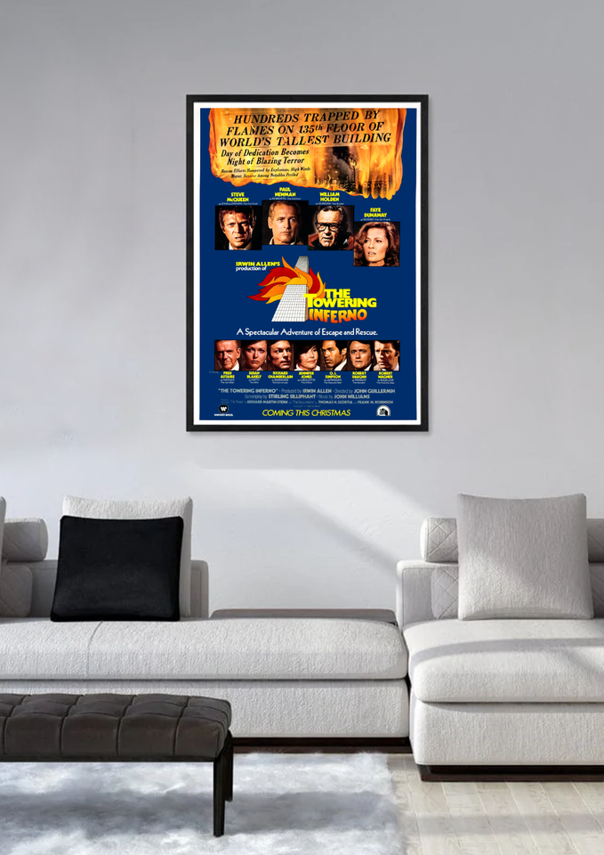 Movie Poster Print 1974 The Towering Inferno A3 A2 sizes unframed ver2 ...