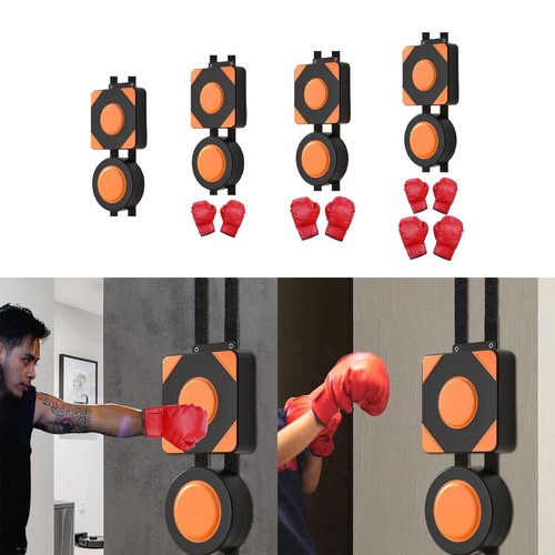 Wall Mounted Punching Pad PU Leather Boxing Pads for Karate Workout ...