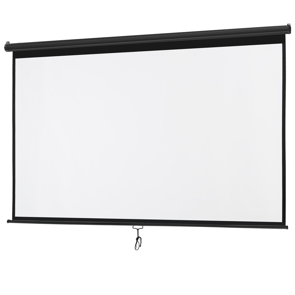 Projector Screen 100 inch 4K 16:10 HD Portable Manual Projection Screen ...