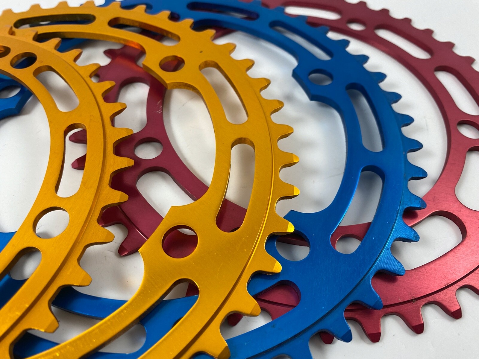 TIOGA NOS Chainring Red Gold Blue 39 40 41 43 44 45 Old School BMX ...