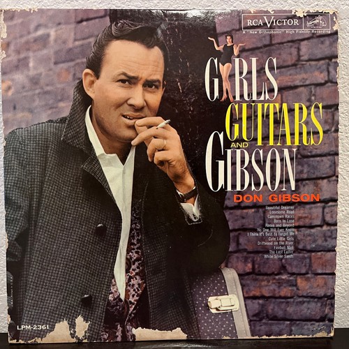 DON GIBSON - Girls Guitars And Gibson (RCA) - 12" Vinyl Record LP - VG ...