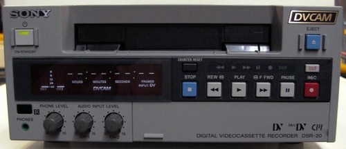 Sony DSR-20 DVCAM MiniDV Mini DV Tapes Player Recorder PRO Digital VCR ...
