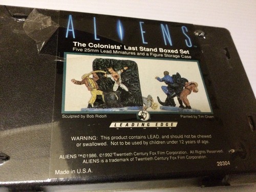 Leading Edge Aliens Colonists' last stand Boxed Set Miniature Figures ...