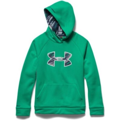 Under Armour Boy's Jade Storm Armour Fleece Big Logo Hoodie-Our Price ...