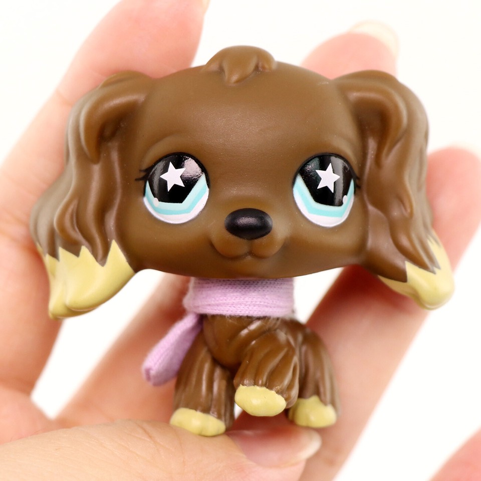 Mini Pet Shop LPS Cocker Spaniel 960 Rare LPS Figure with Scarf Kids ...