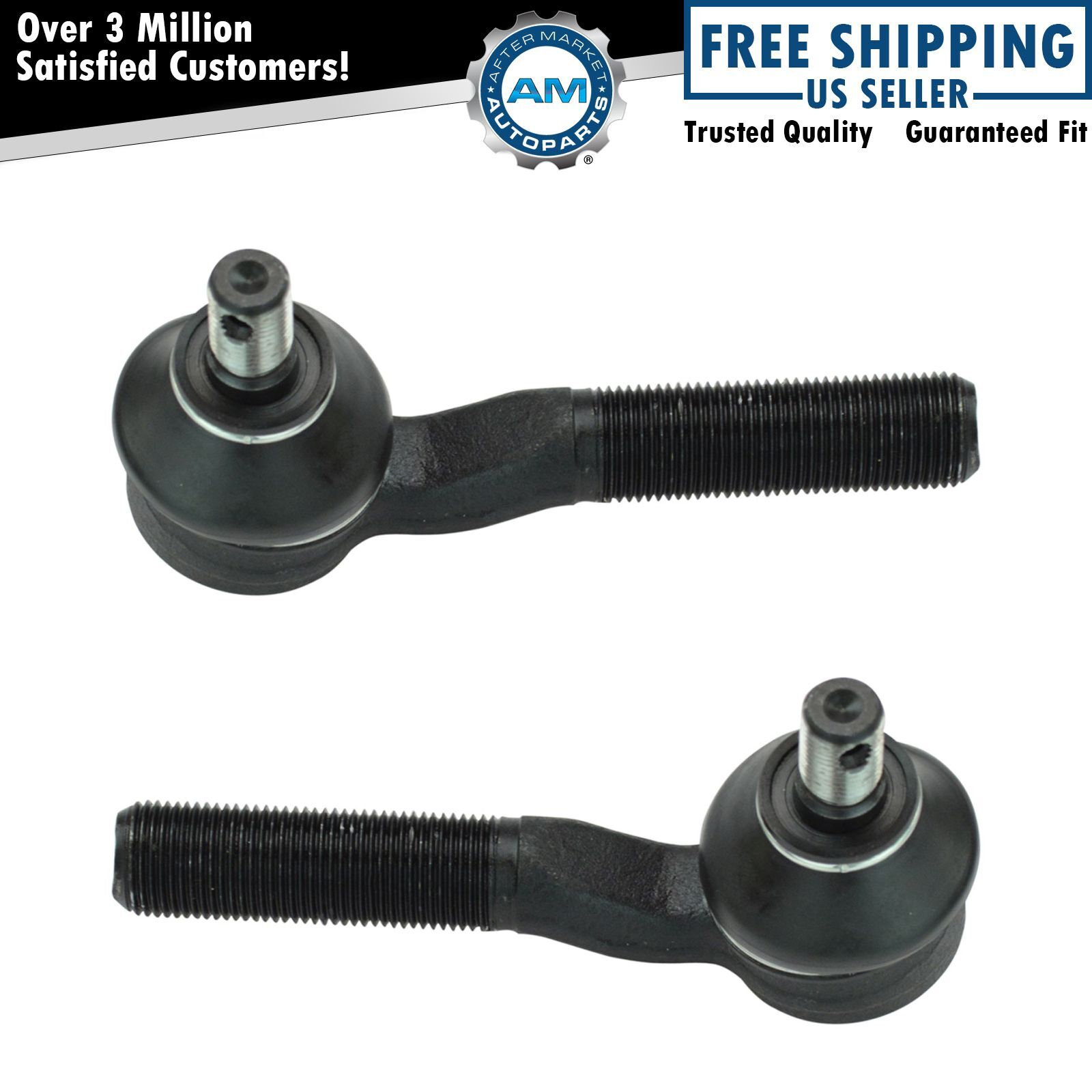 Front Outer Tie Rod End Pair Set of 2 For 86-97 Nissan D21 Pickup 2WD ...