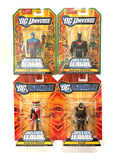 4 Justice League Unlimited JLU Bane Harley Quinn Batman Beyond Atom ...