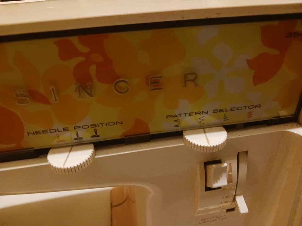 Singer GENIE 354 Sewing Machine W/ Cover Vintage 1970’s Works | eBay