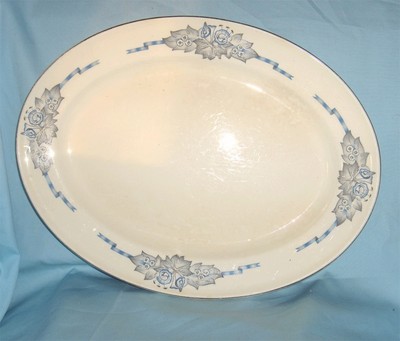 PLATTER SERVING 15" Pattern Hostess Vtg Meat/Serving Platter Edwin ...