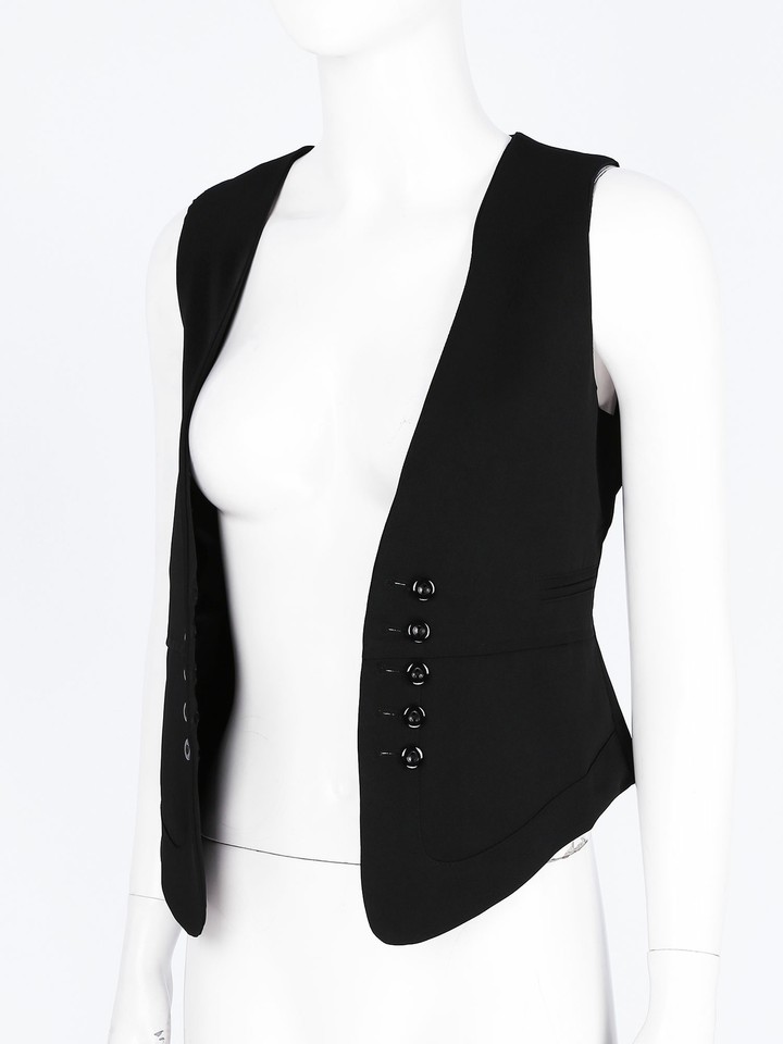 Womens Tuxedo Suit Vest Formal Fitted Dressy Waistcoat V Neck Vest ...