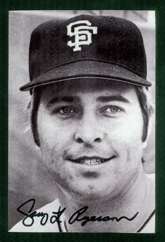 #1137, 4" x 6" Photo Card, Signed-Autographed, Gary Ryerson, S. F ...