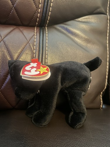98 RETIRED TY Beanie Baby - LUKE the Black Lab (5 inch) - with tag ...